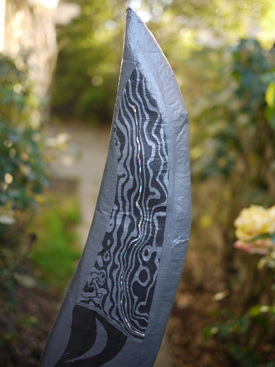 Damascus Steel Glaive – Nico's Workshop